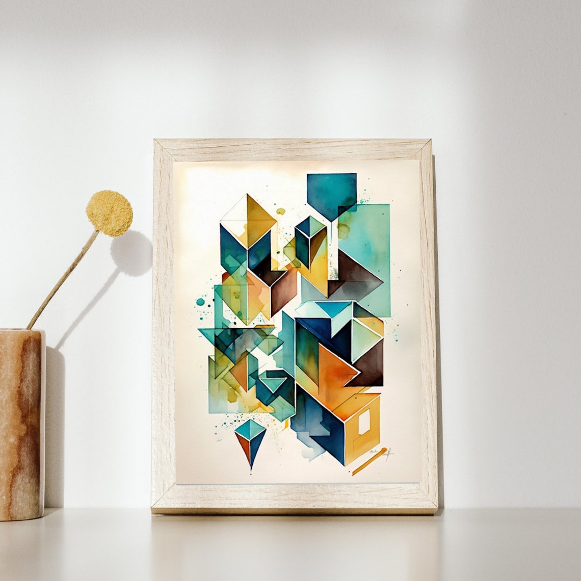Abstract Geometry Art - Etsy