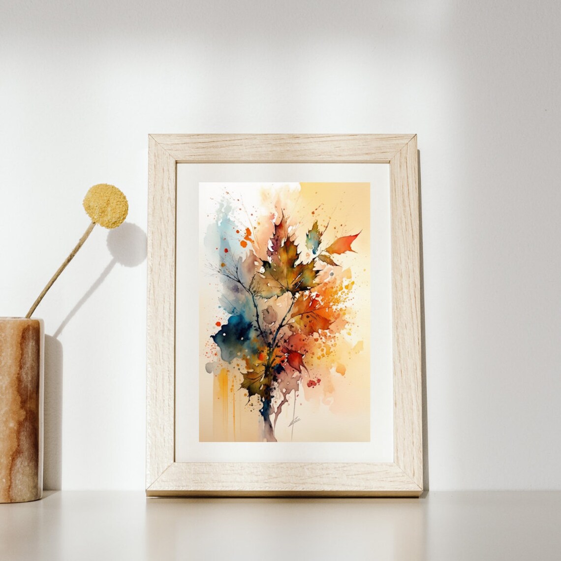 Abstract Autumn Art - Etsy