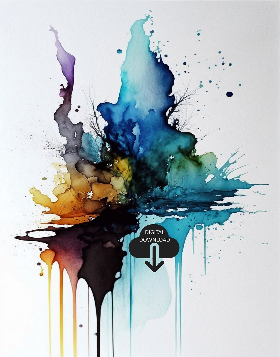 Abstract Water Art - Etsy