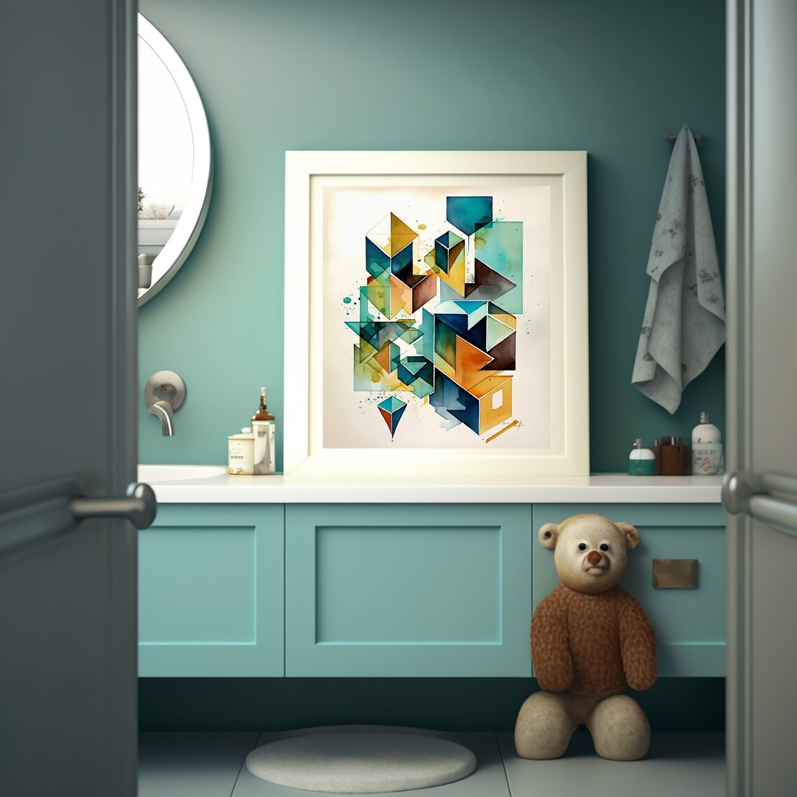 Abstract Geometry Art - Etsy
