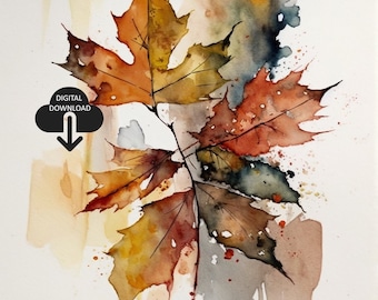 Abstract Fall Art - Etsy