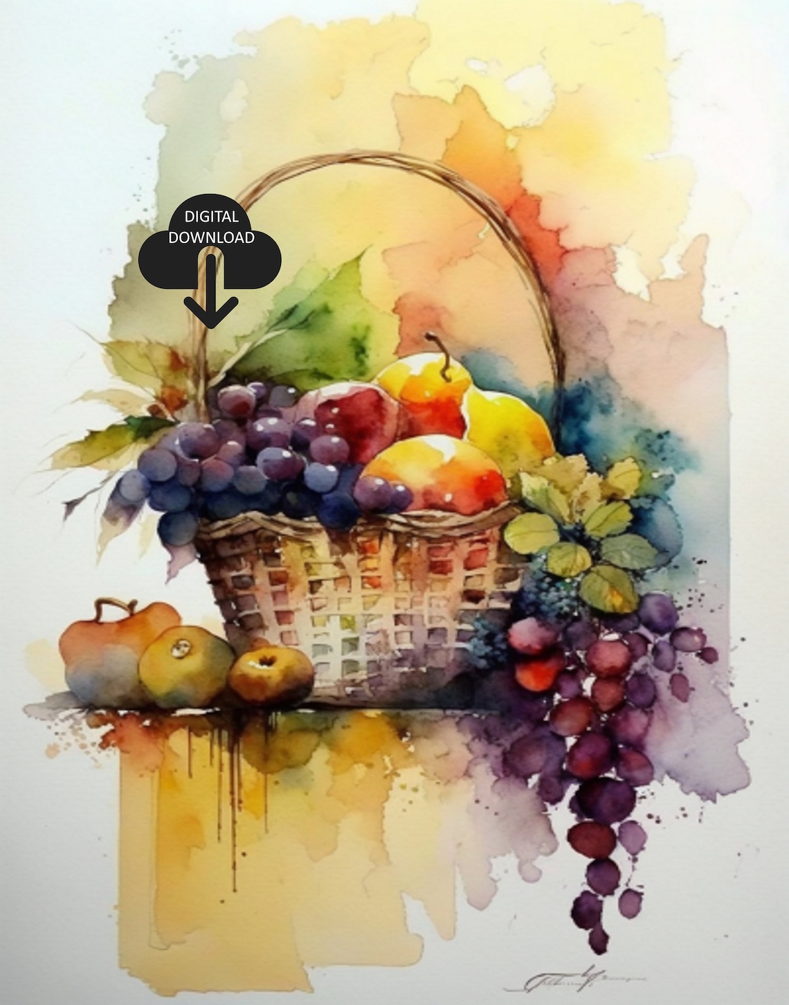 Abstract Fruits Art - Etsy
