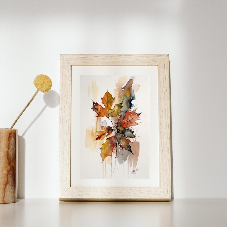 Abstract Fall Art - Etsy