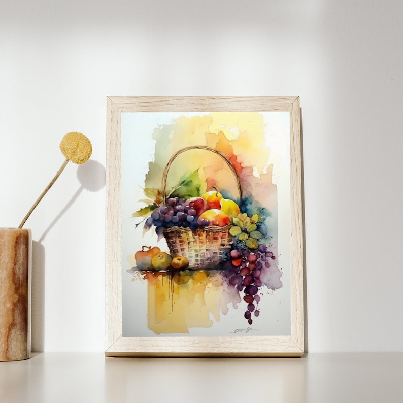 Abstract Fruits Art - Etsy