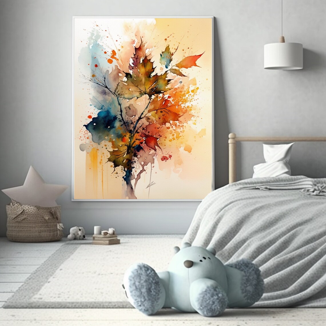 Abstract Autumn Art - Etsy