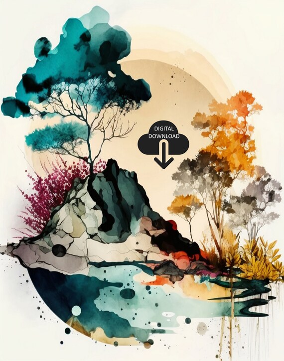Abstract Nature Drawings