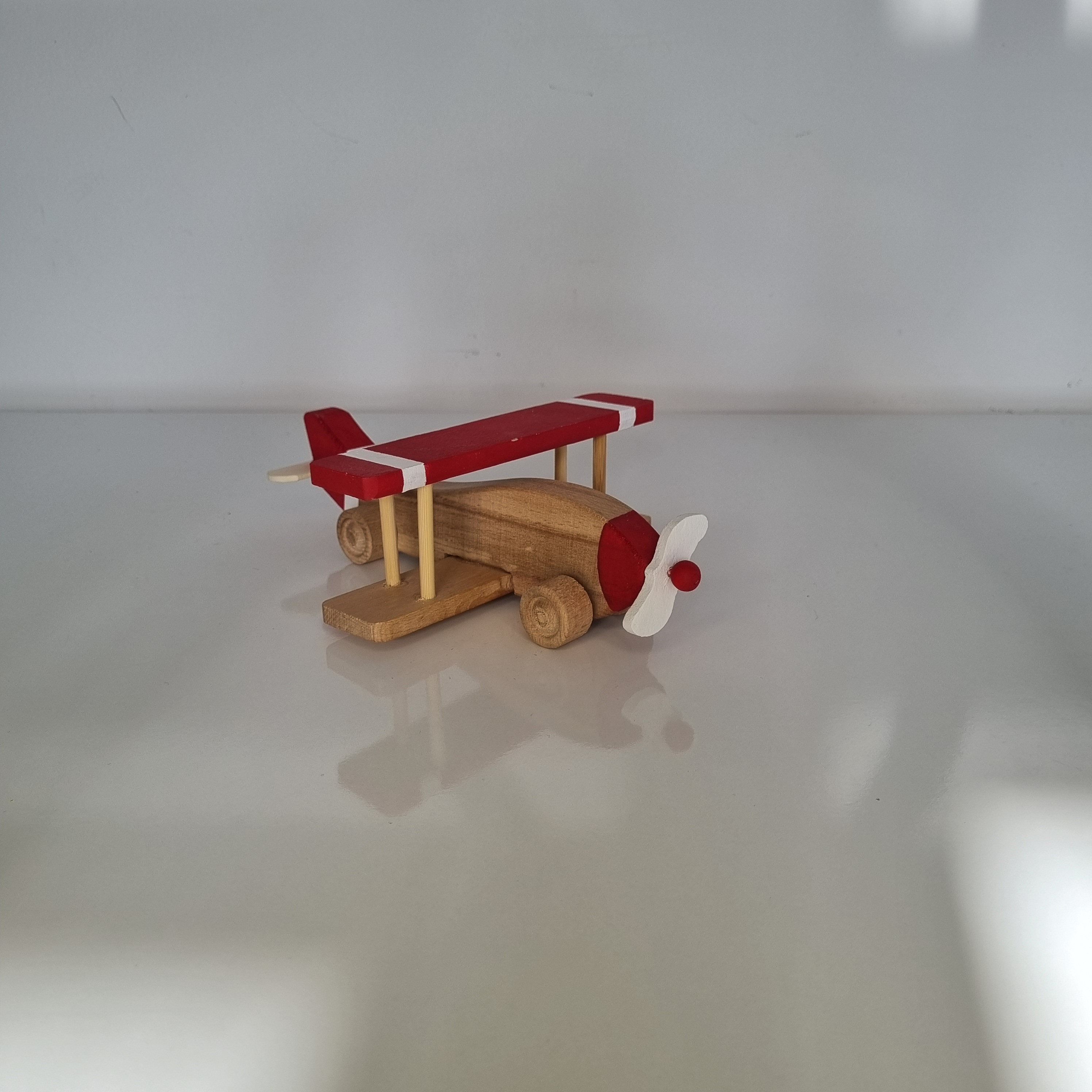 WOODEN AIRPLANE TOY, Handmade Sensory Toddler Toys, Wooden Educational ...
