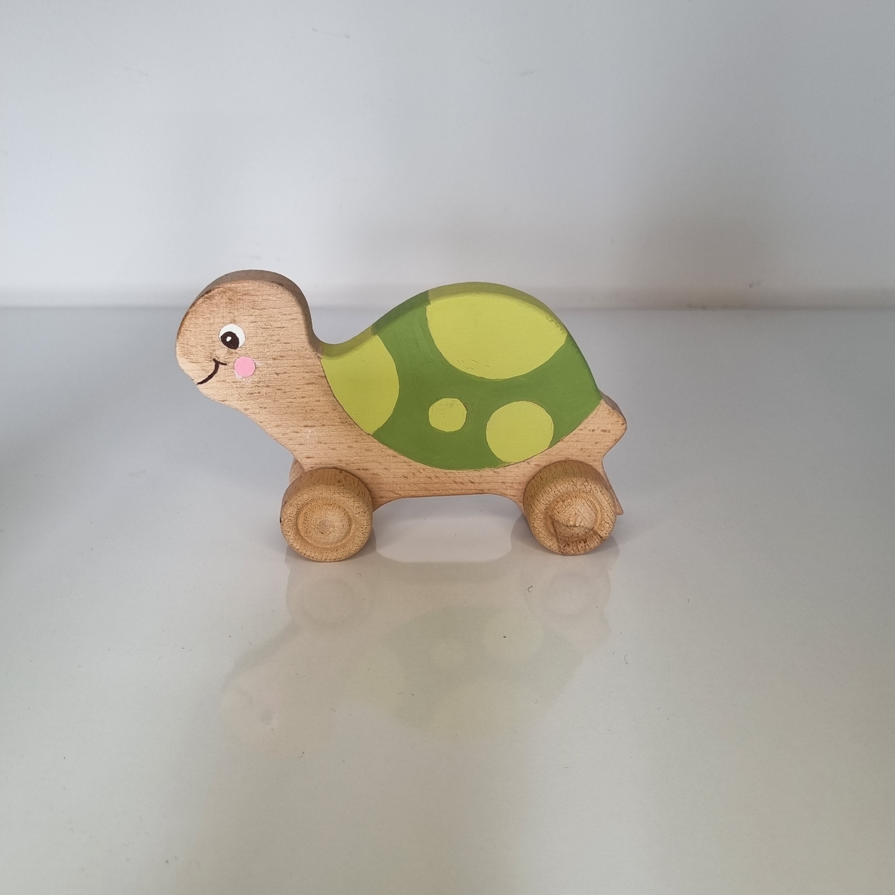 Wooden Turtle Toy: Handmade Montessori Sensory Animal - Etsy