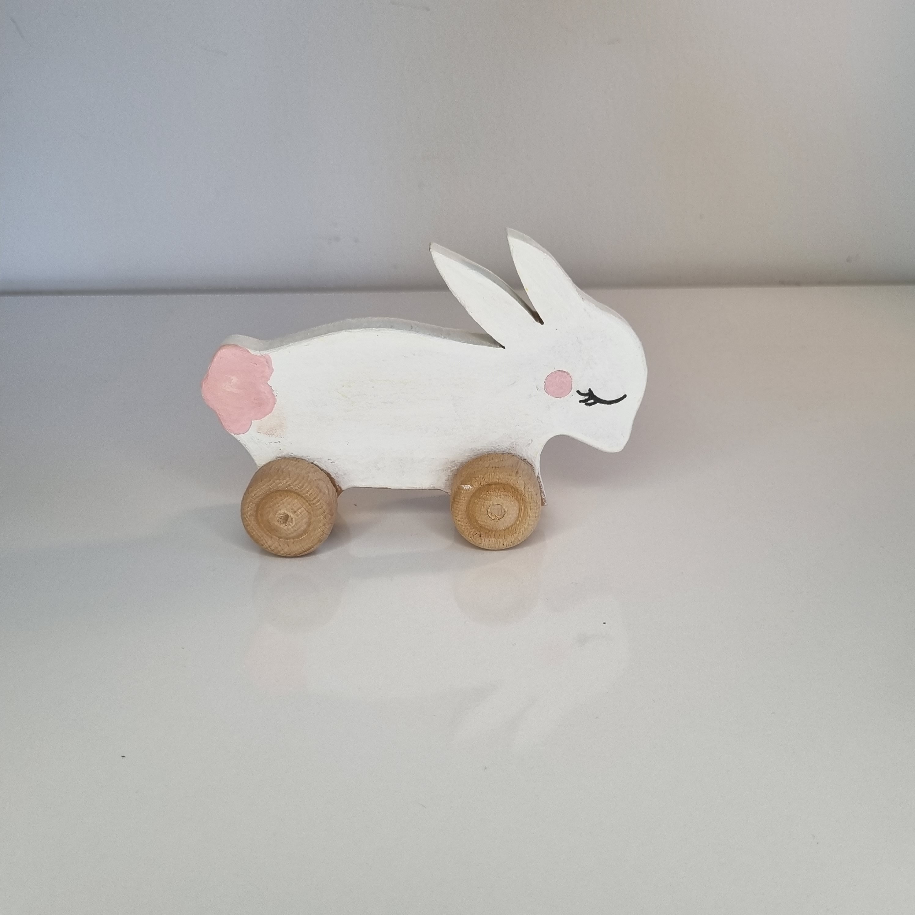 WOODEN RABBIT TOYS, Wooden Sensory Animal Toys, Montessori Educational ...