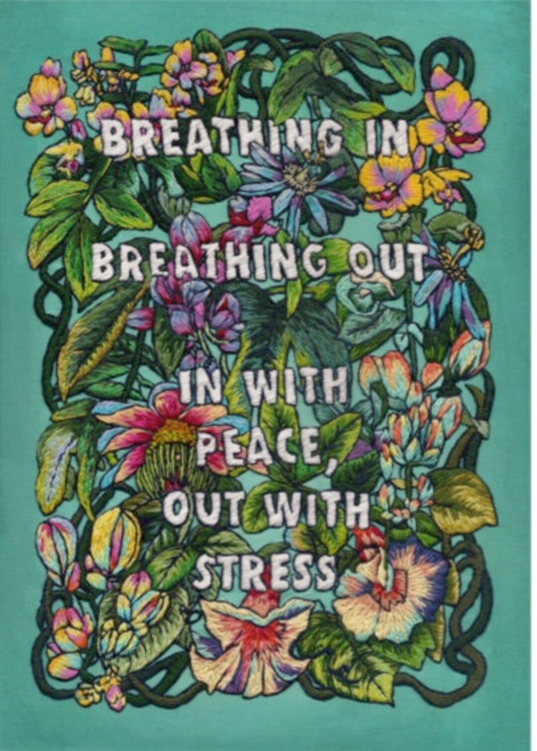 Original Art Work Print Breathing in ~ Breathing Out - Etsy