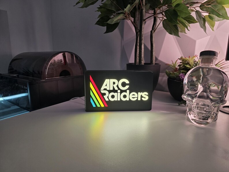 ARC RAIDERS - LED Light Box | Gamer Room Decor | Varying Sizes | Bright ...