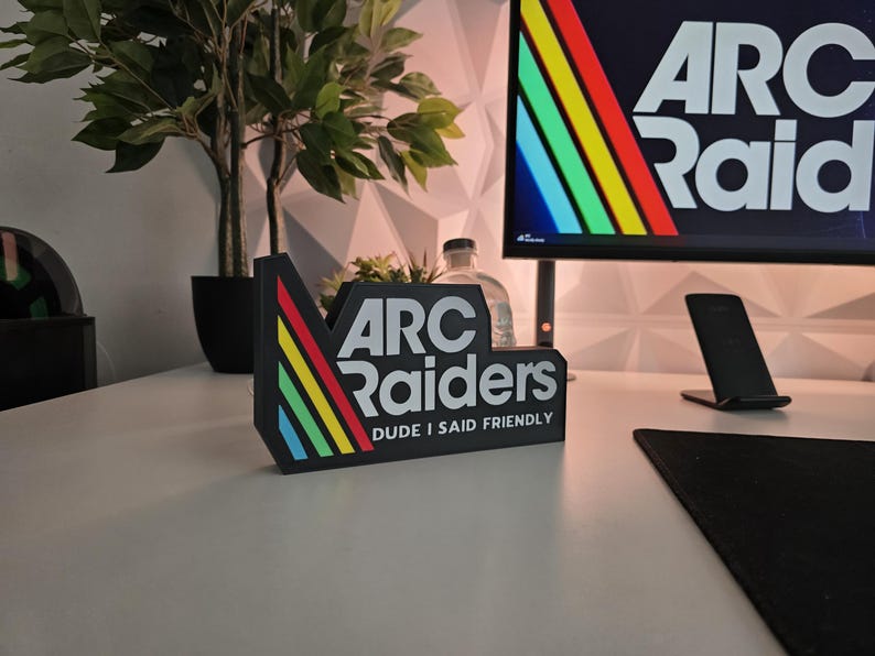 ARC RAIDERS - Custom LED Desk Display | Gamer Decor | Varying Sizes ...