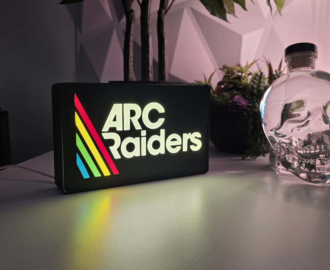 ARC RAIDERS - LED Light Box | Gamer Room Decor | Varying Sizes | Bright ...