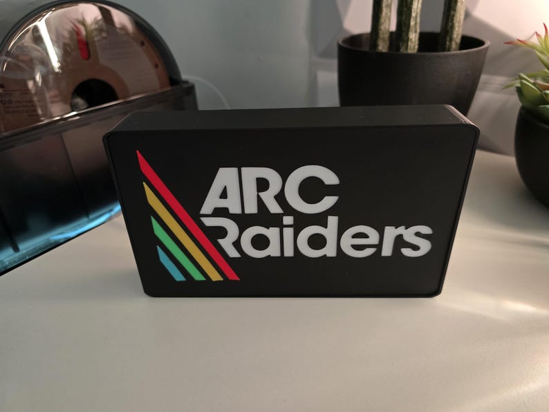 CUSTOM ARC Raiders - LED Light Box | Gamer Room Decor | Varying Sizes ...