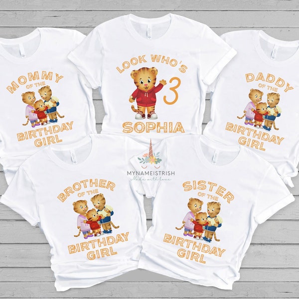 Daniel Tiger Shirts - Etsy