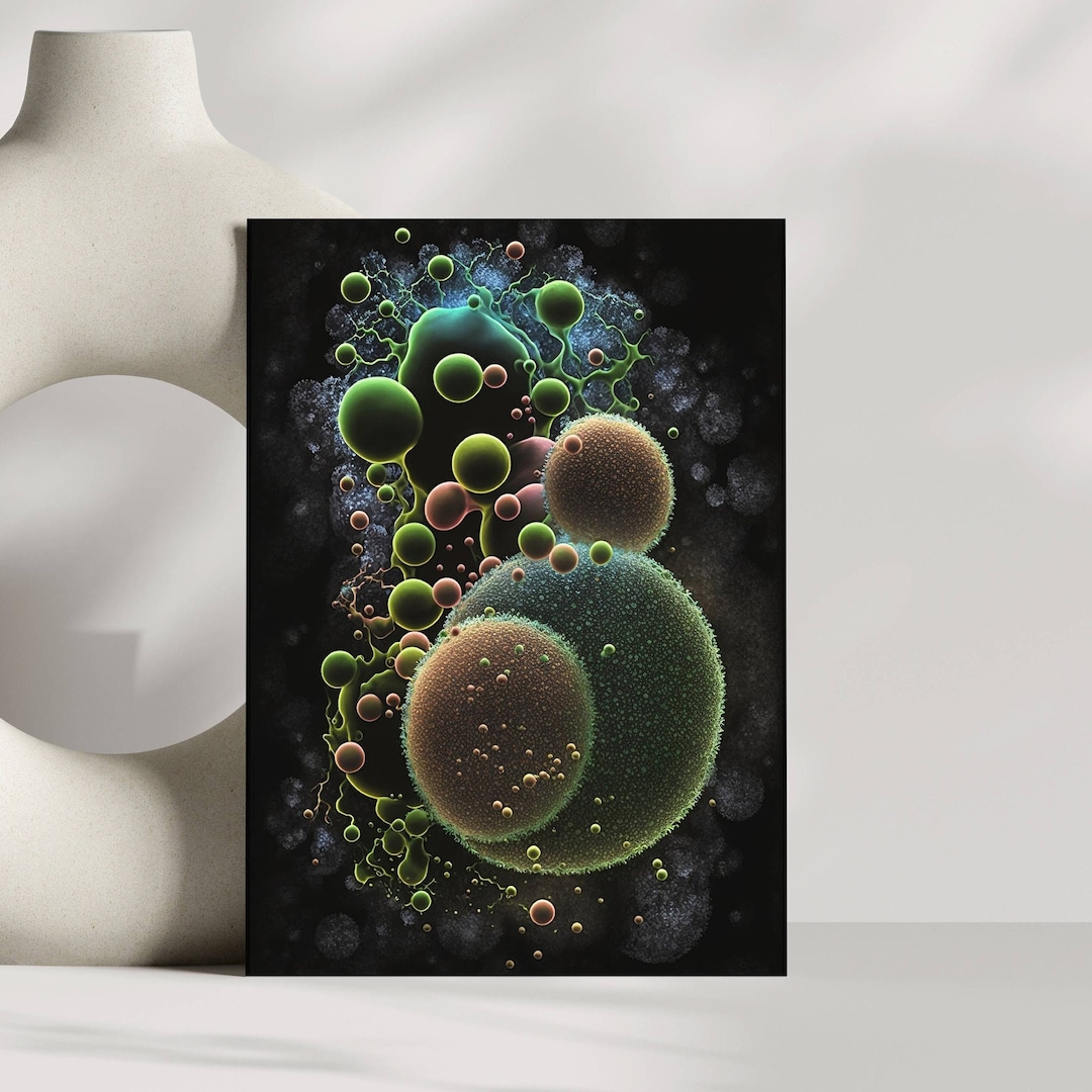 Bacteria Art, Modern Science Art, Microbiology Laboratory, Science ...