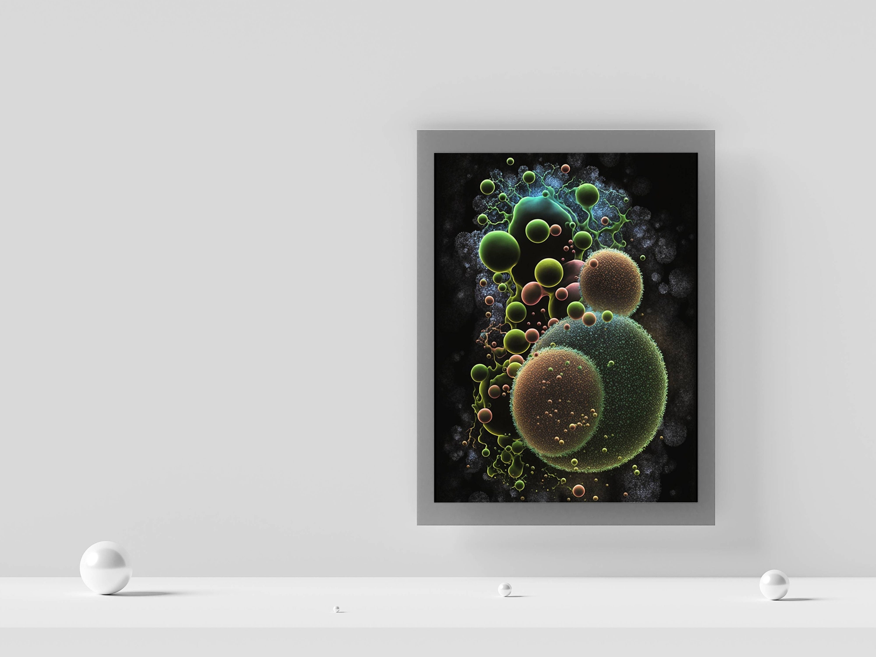 Bacteria Art, Modern Science Art, Microbiology Laboratory, Science ...