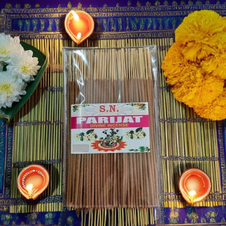 Parijat Flower Fragrance Original Divine Incense Stick Agarbatti 200gm ...