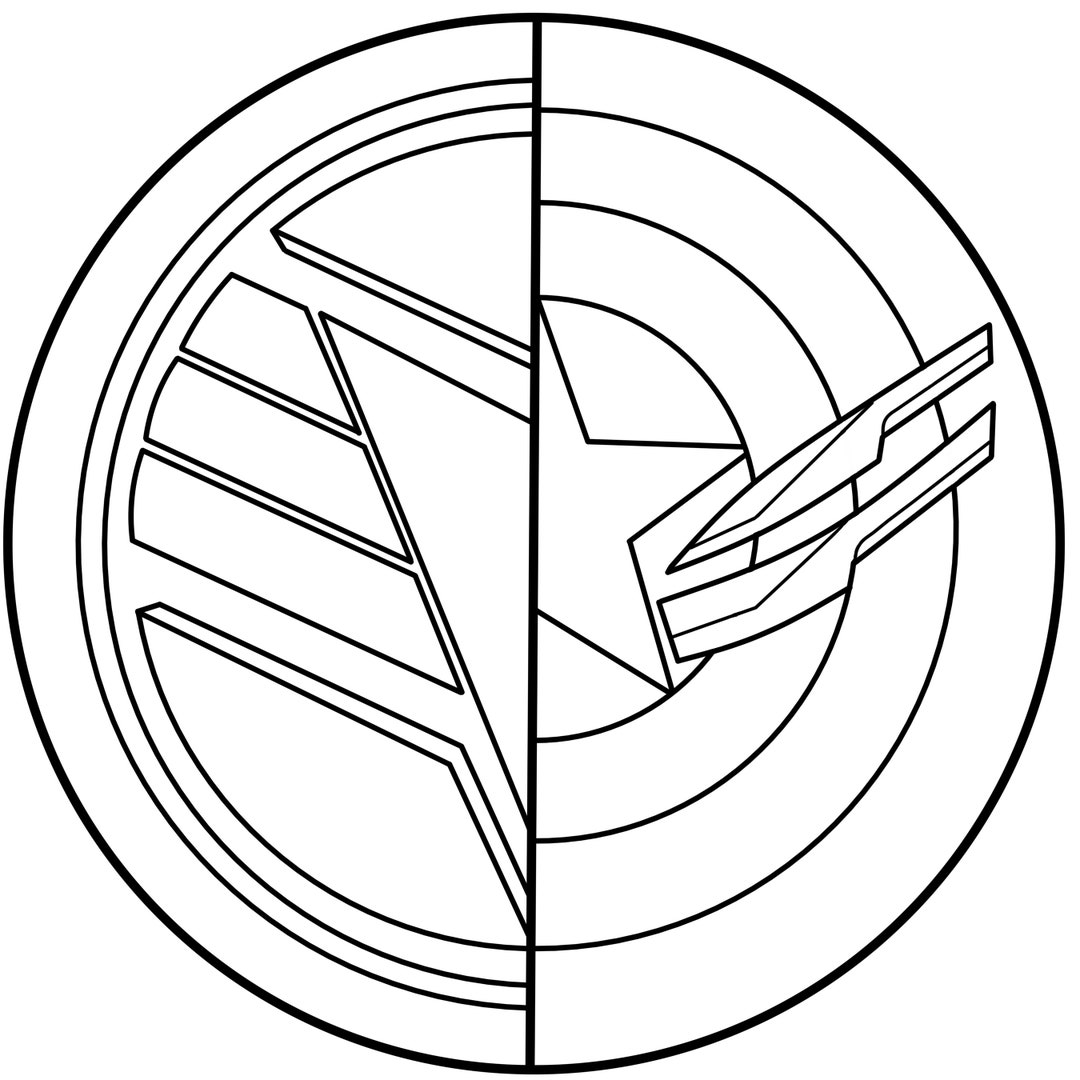 Falcon America Sam Wilson Colouring Page - Etsy