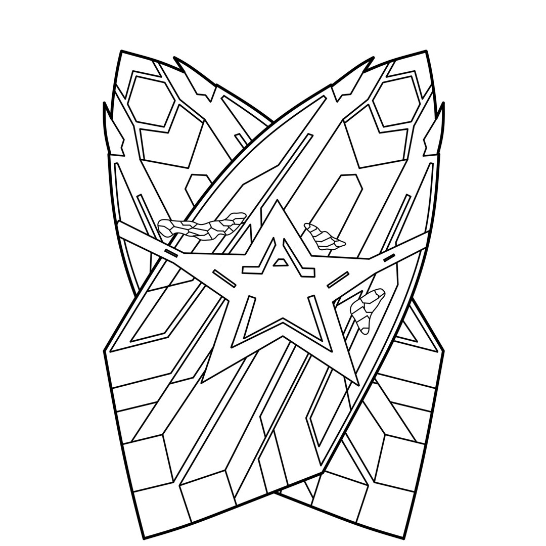 Nomad - Steve Rogers - Colouring Page - Etsy