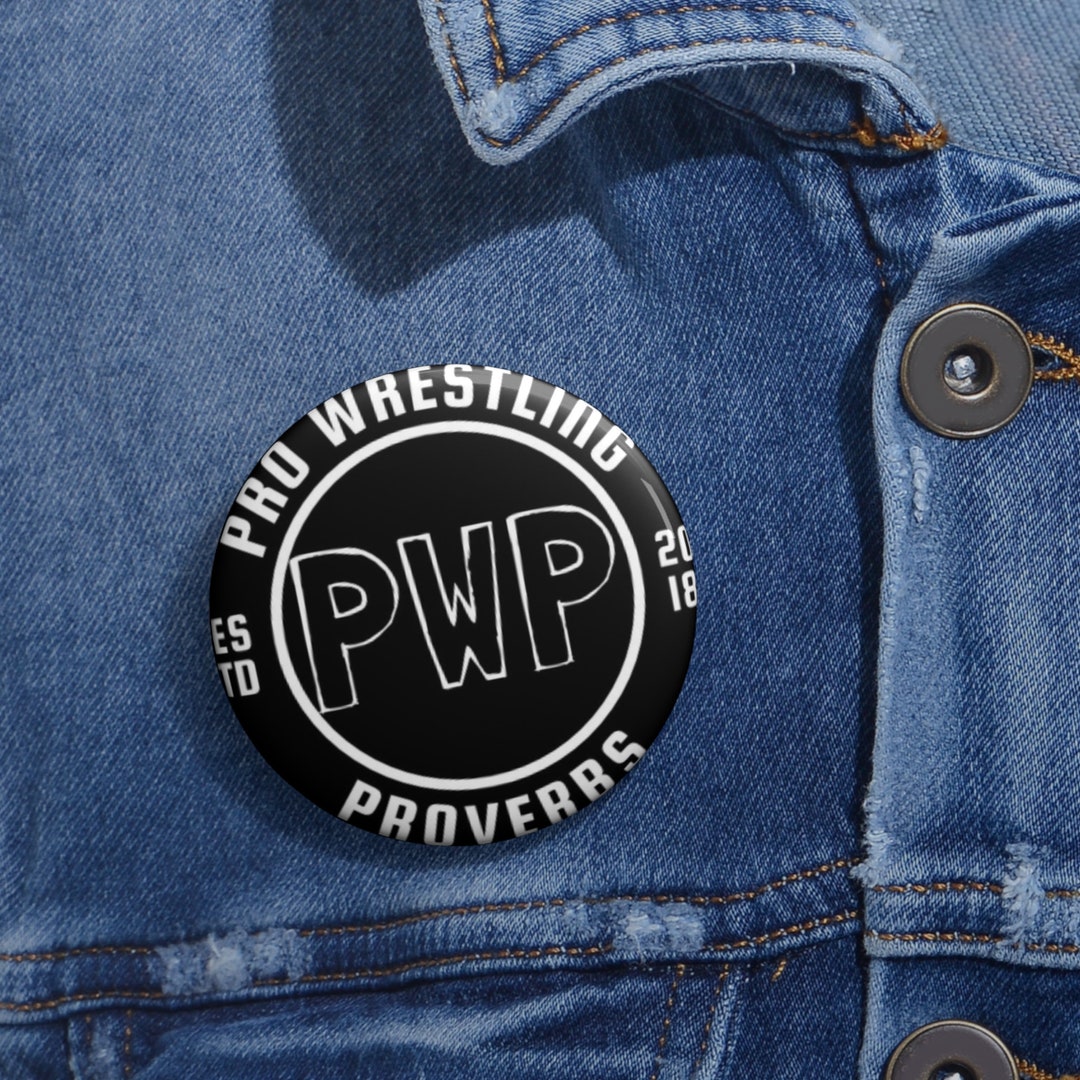 Pwp New Logo Custom Pin Buttons - Etsy