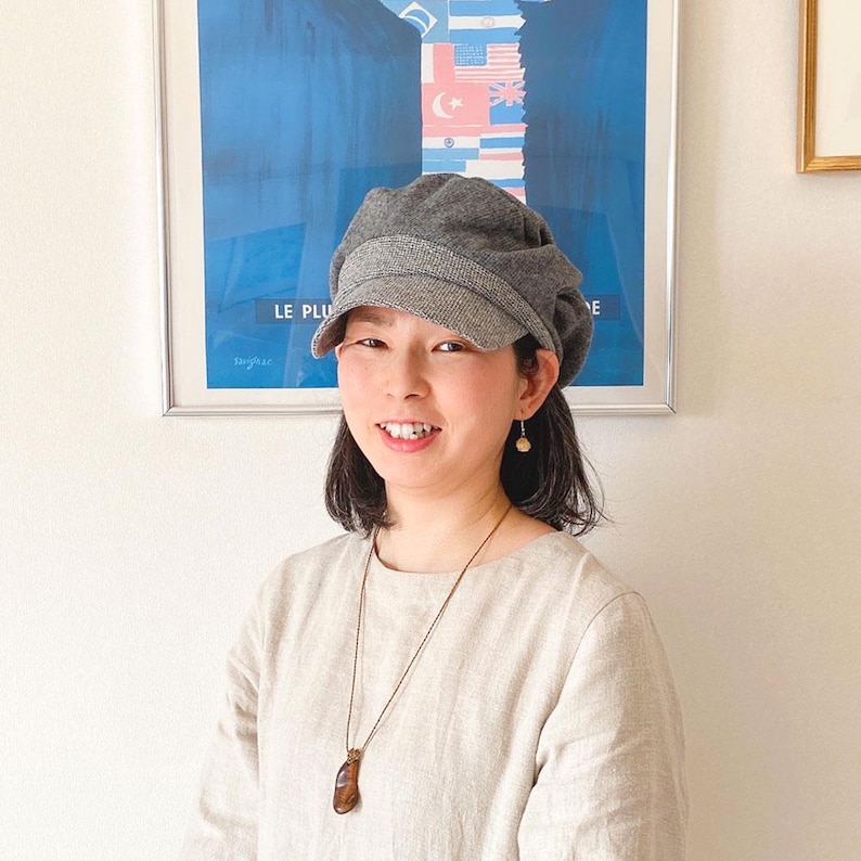 Asymmetric Newsboy Cap ,sewing Pattern and Instructions, Pdf Download ...