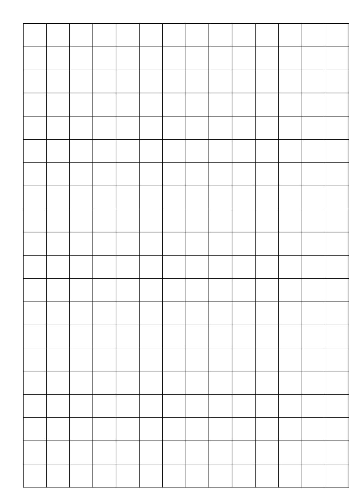 Graph Paper Quad Ruled 4 Grid Sizes 1/5 Inch, 1/4 Inch 1/3 Inch, 1/2 ...