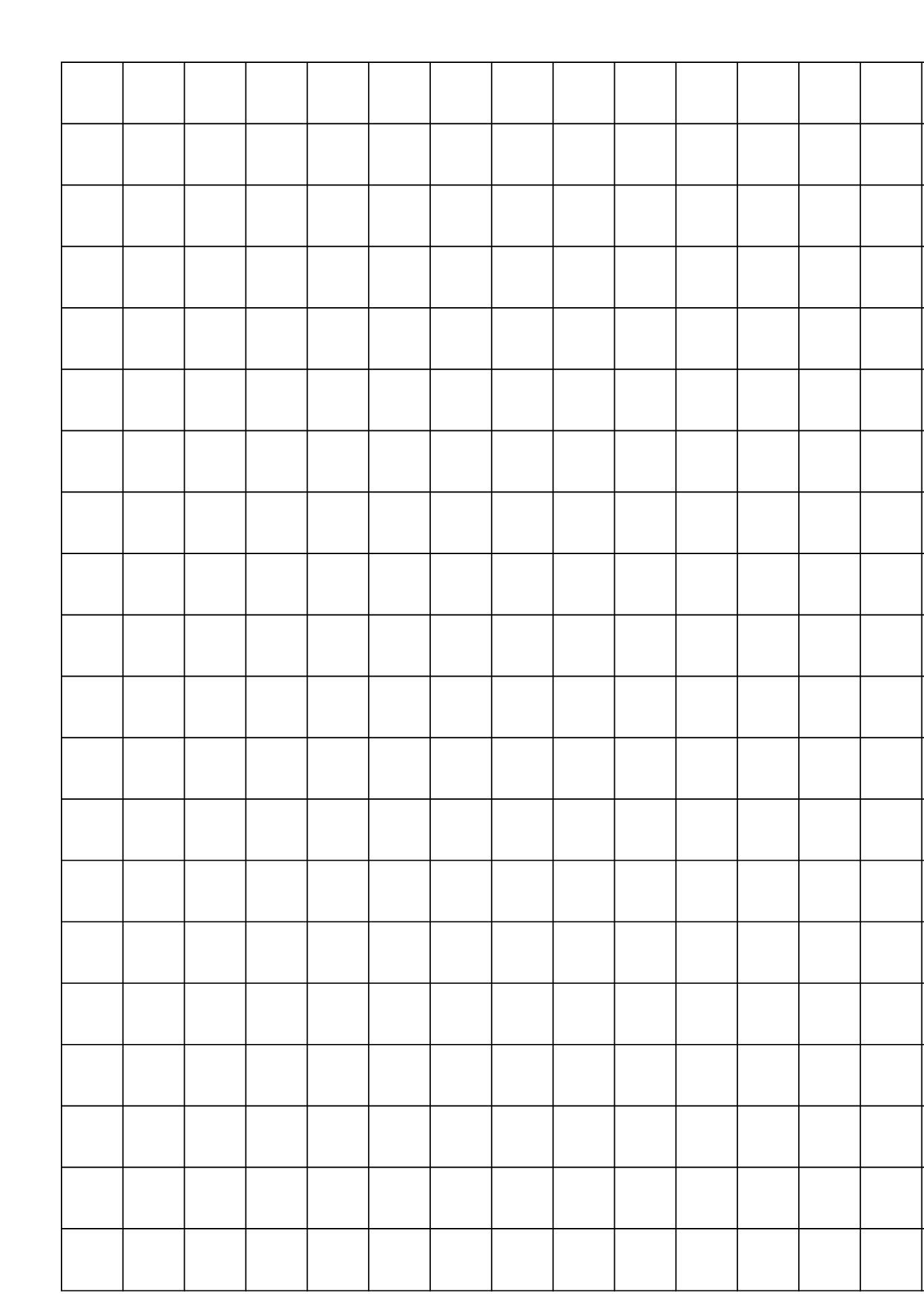 Graph Paper Quad Ruled 4 Grid Sizes 1/5 Inch, 1/4 Inch 1/3 Inch, 1/2 ...