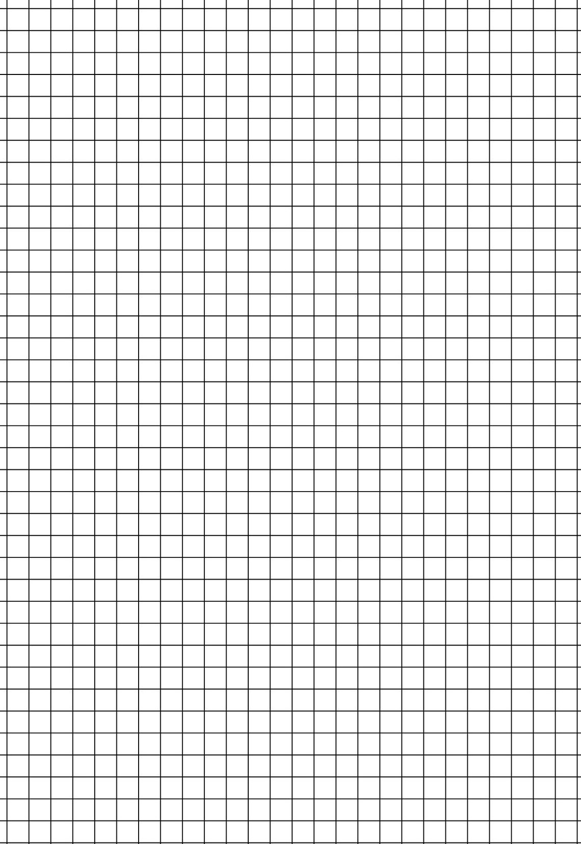 Graph Paper Quad Ruled 4 Grid Sizes 1/5 Inch, 1/4 Inch 1/3 Inch, 1/2 ...