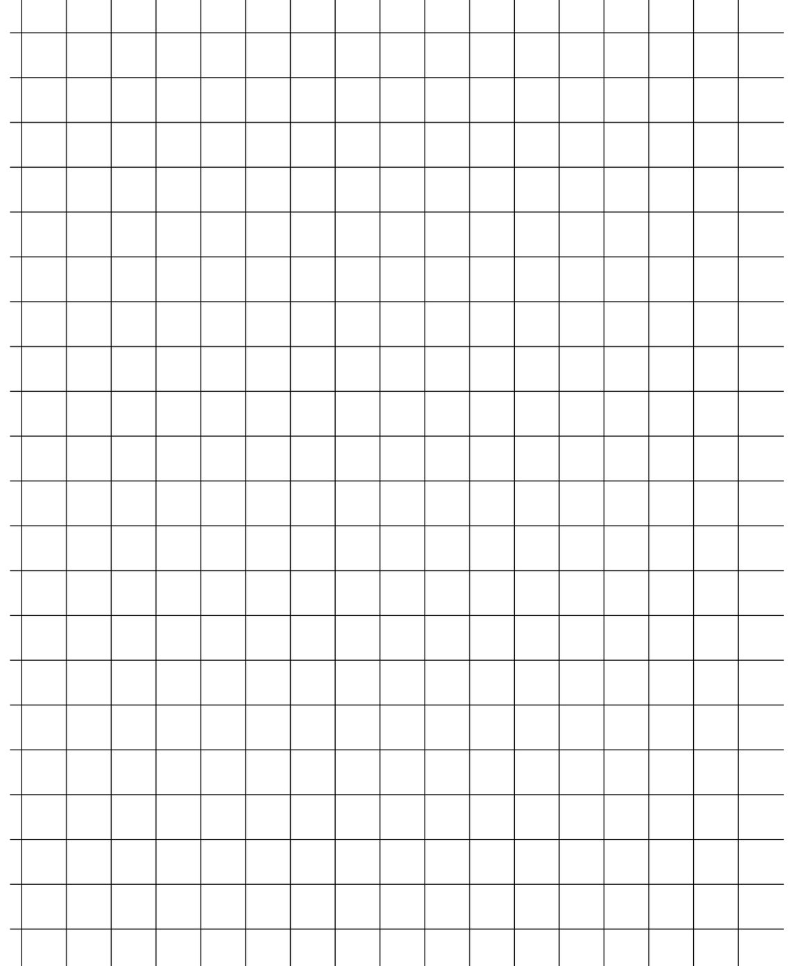 Graph Paper Quad Ruled 4 Grid Size 1/5 Inch, 1/4 Inch 1/3 Inch, 1/2 ...