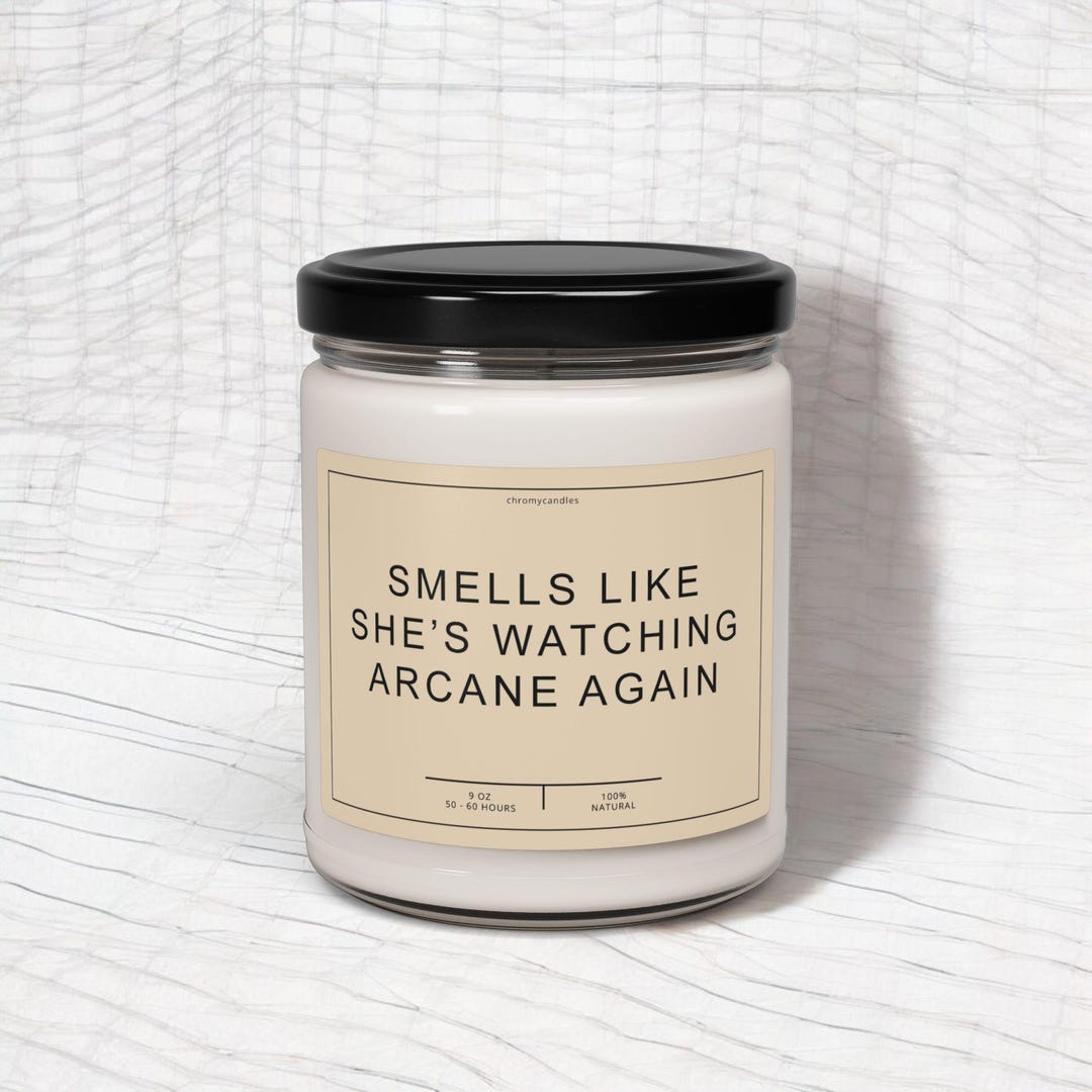 Jinx Arcane-inspired Candle, Gamer Gift, League of Legends Decor, Geeky ...