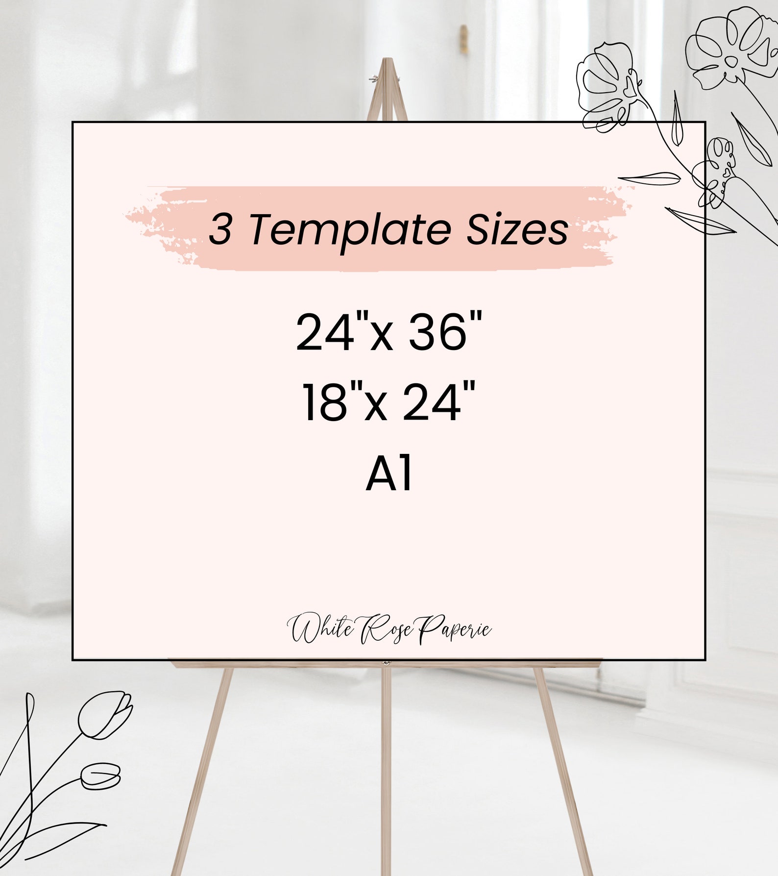Unplugged Ceremony Wedding Sign Template, Minimalist Wedding No Cell ...