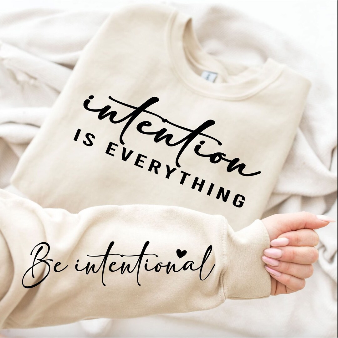Intention is Everything SVG PNG, Boho Self Love Svg, Motivational ...