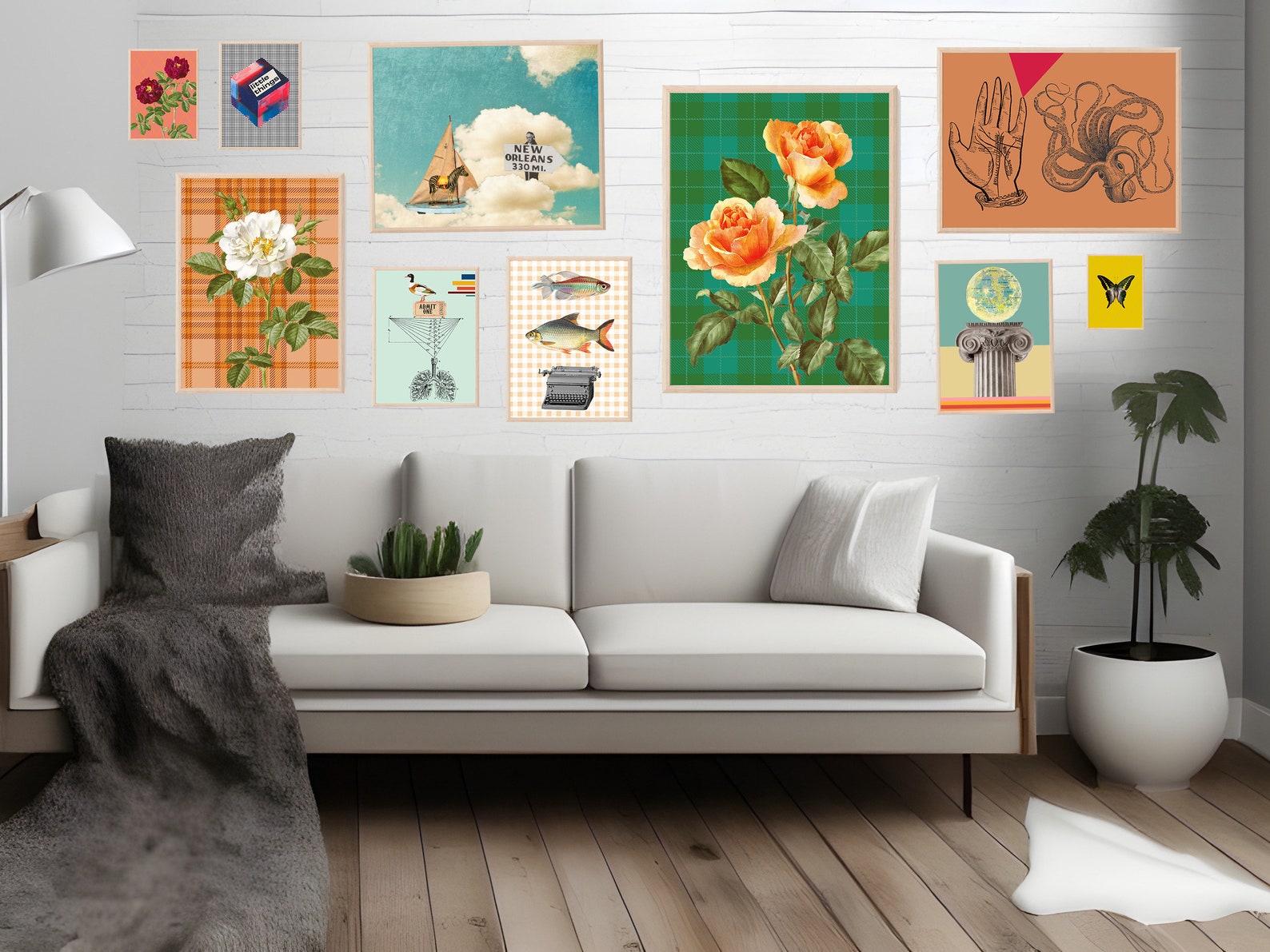 Boho Gallery Wall SET 1 INSTANT Digital Download Printable Posters - Etsy