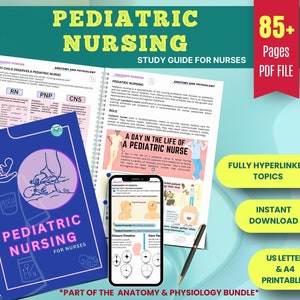 Pediatrics Nursing Study Guide 2025 | Nursing School Notes, Nursing ...