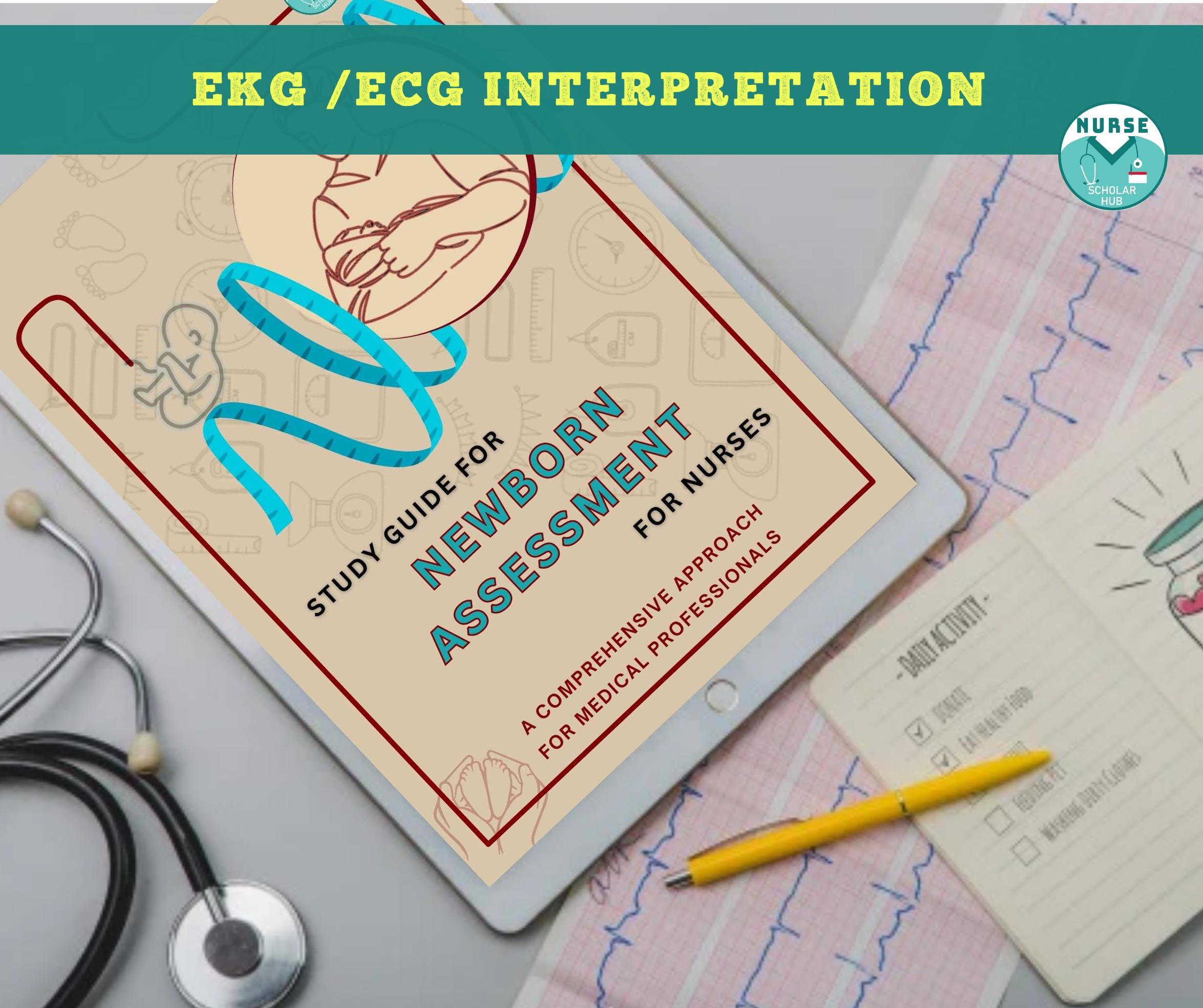 Newborn Baby Assessment Nursing Study Guide | 55+ Page Cheat Sheet With ...