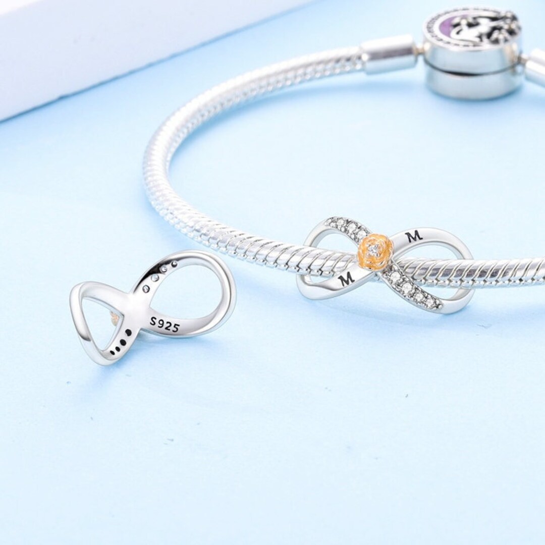 Motherly Love Mother Infinity Sunflower Charm Bracelet - Etsy