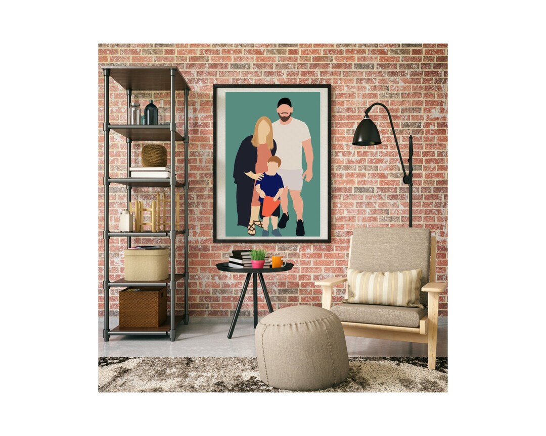 Custom Faceless Photo, Drawing Gift for Her, Faceless Portraits for ...