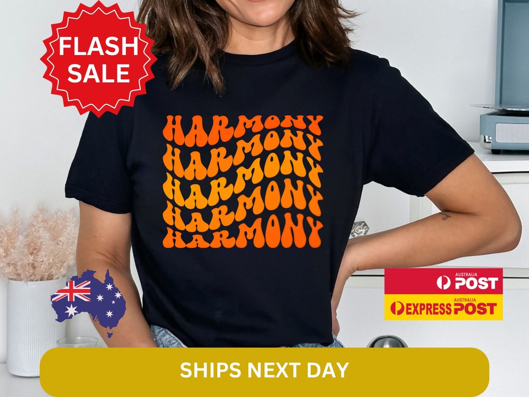 HARMONY DAY TSHIRT, School Kids and Teachers Orange Harmony Day Smiley ...