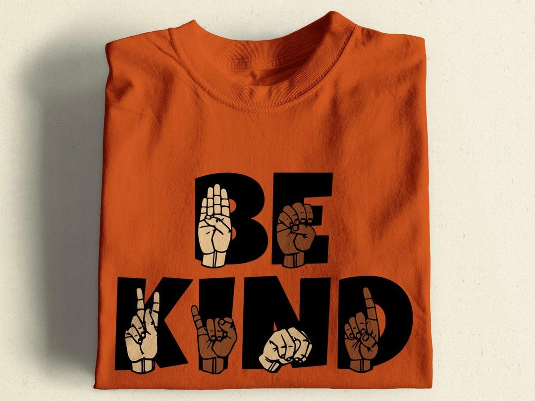 HARMONY DAY TSHIRT, Be Kind Sign Language Shirt, School Kids and ...