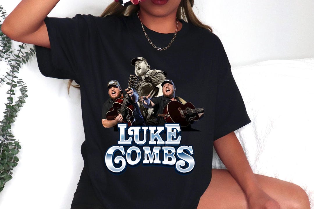 Luke Combs Tshirt, Concert Merch, Luke Combs Australia Tour T Shirt ...