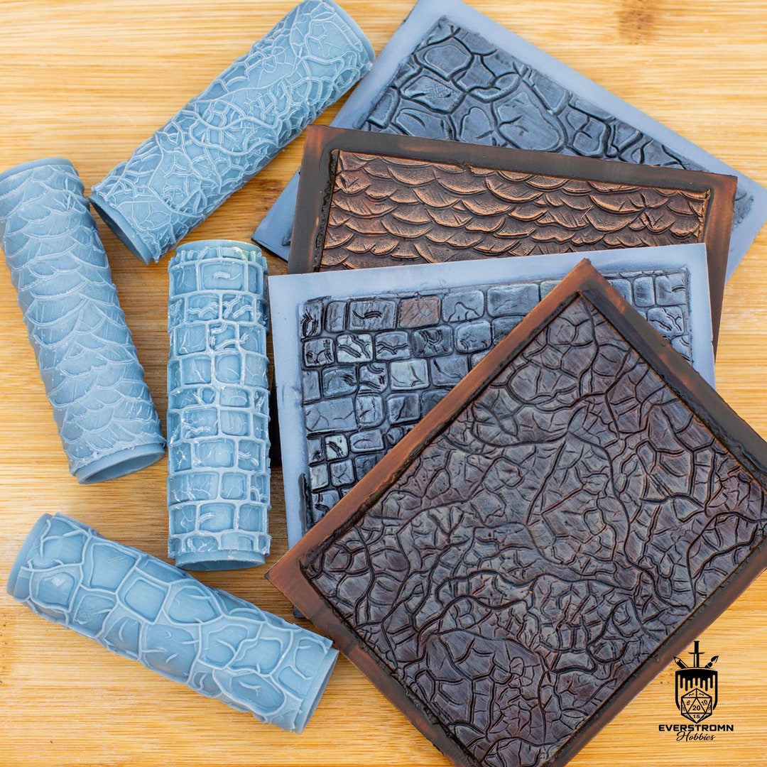 Texture Rollers Bricks Cobblestones Shingles Dirt Sci Fi Patterns ...