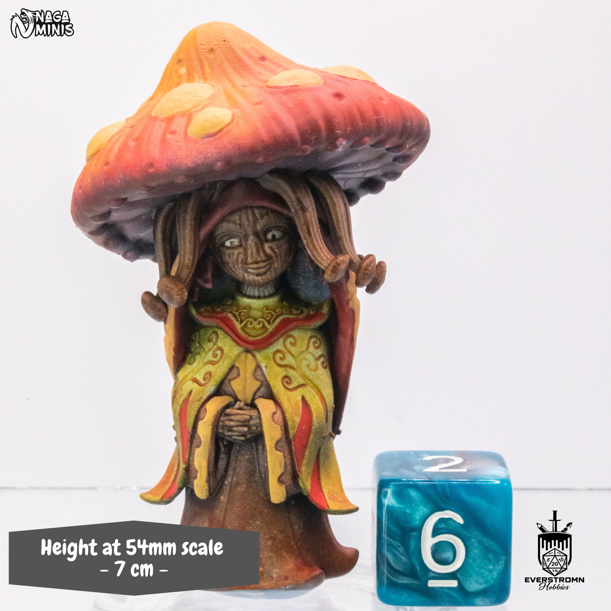 Mushroom Princess Naga Minis Fantasy Miniature Dnd Dungeons and Dragons RPG Mini - Etsy