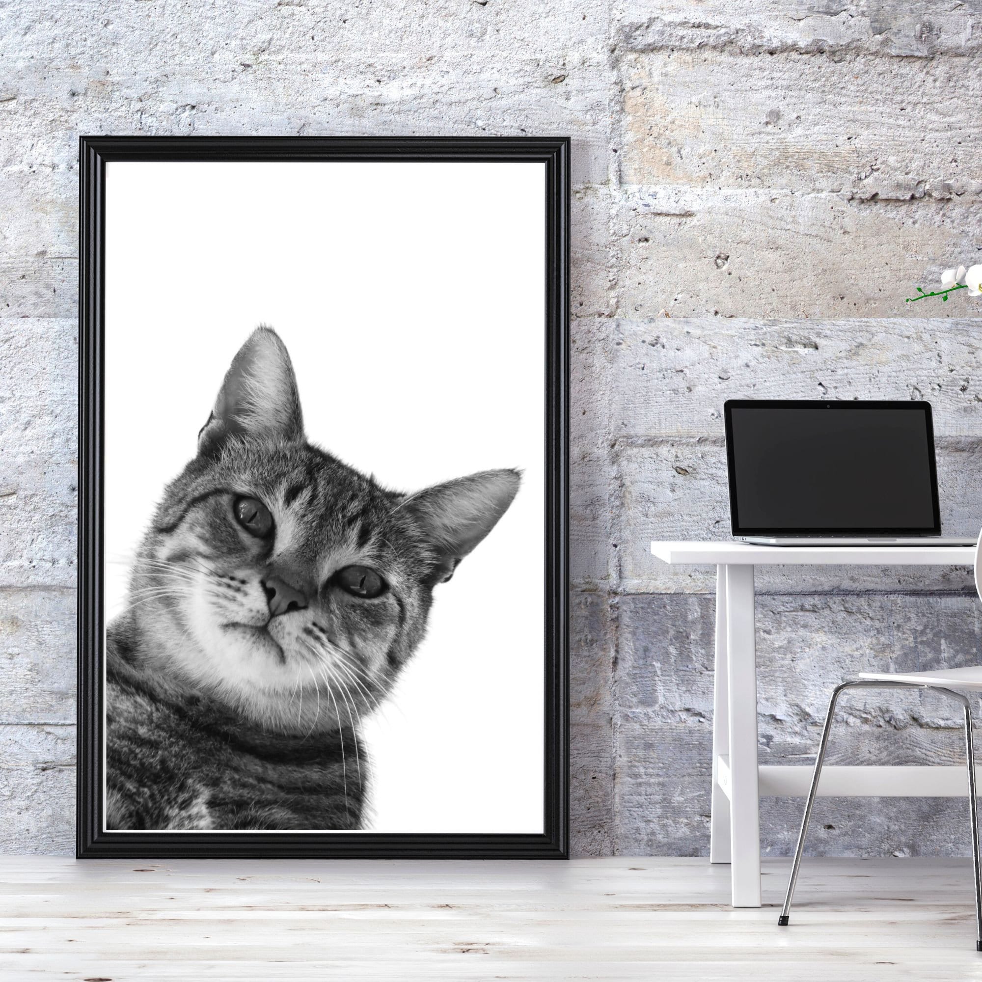 Funny Dog and Cat Portrait Printable Wall Art Funny Vet Clinic Art ...