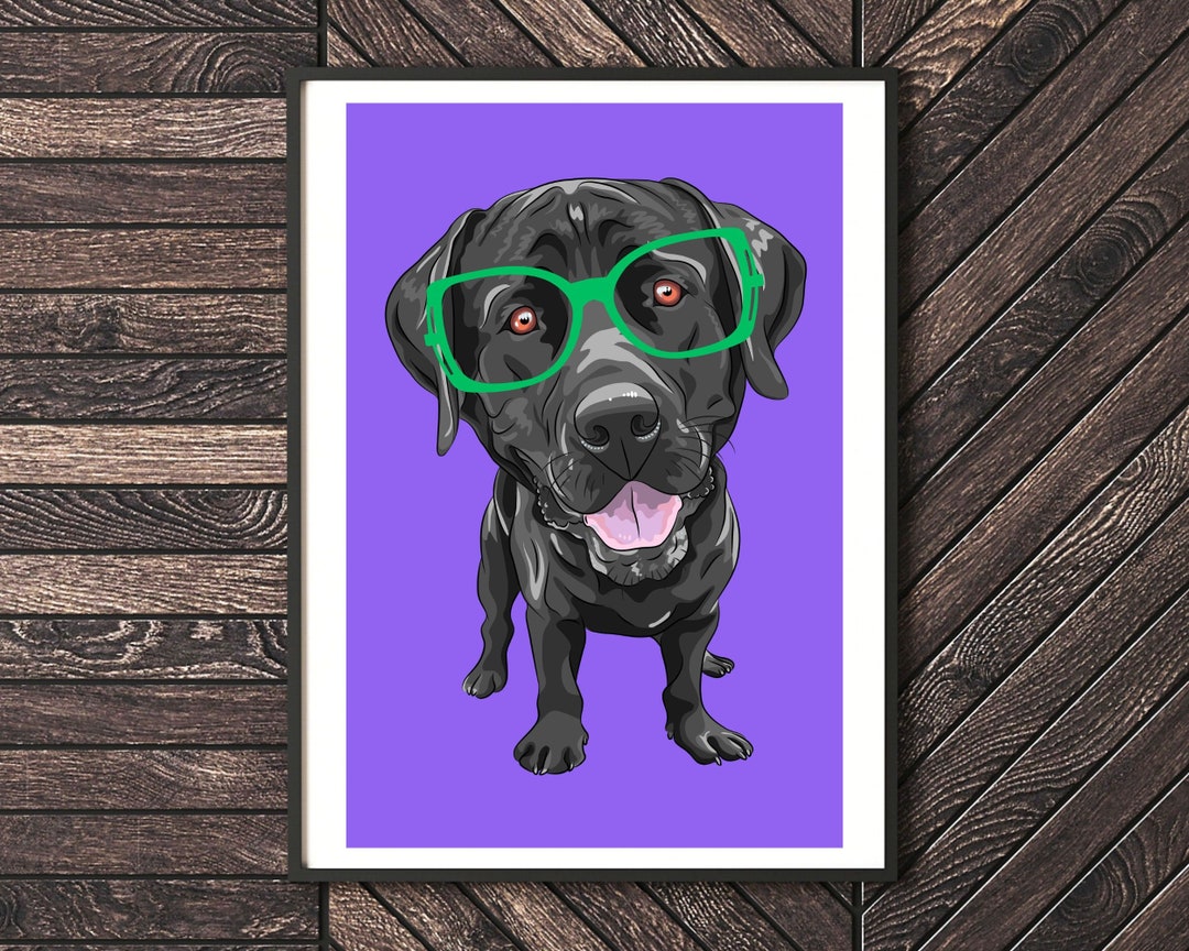 Funny Black Lab Printable Wall Art Veterinary Office Decor Funny Dog ...
