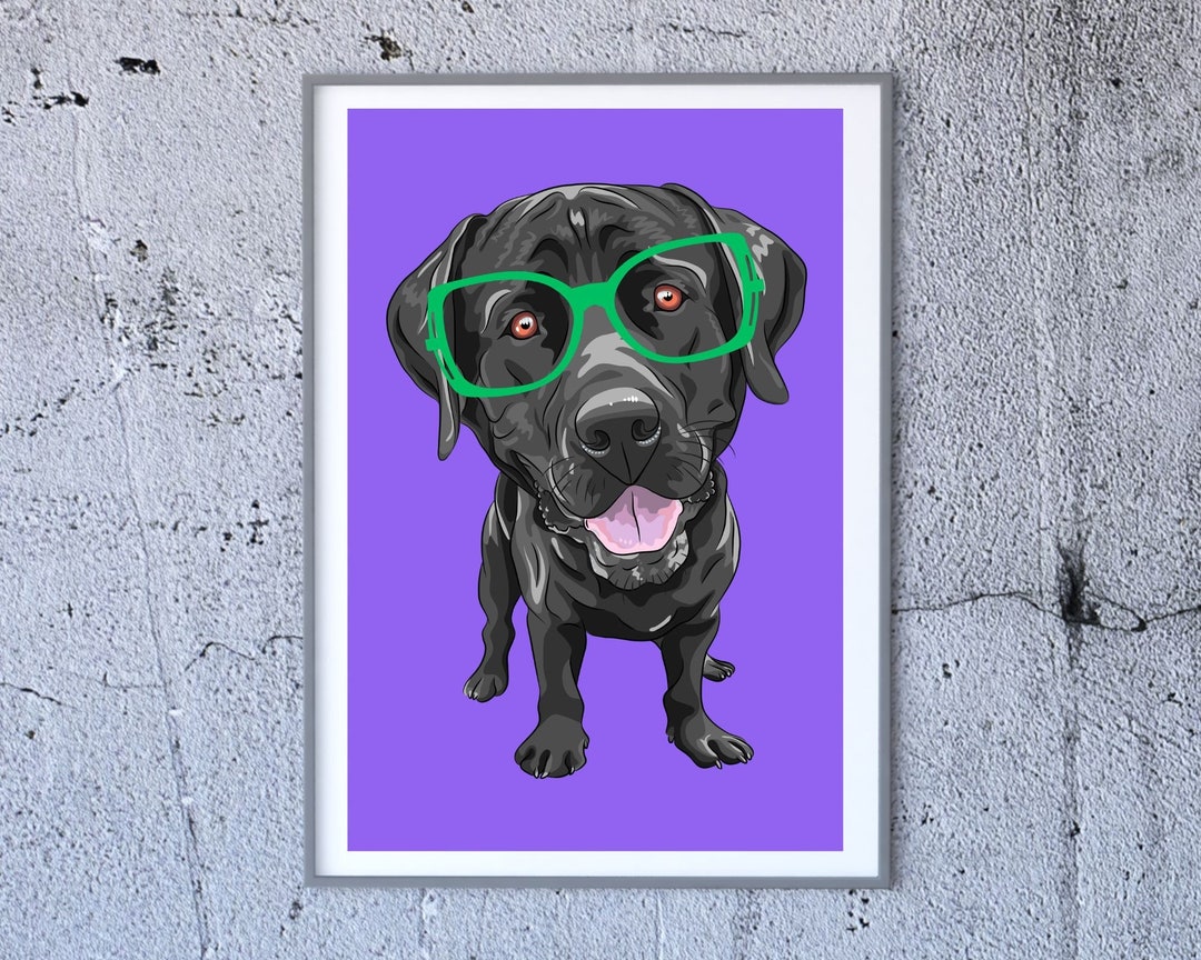 Funny Black Lab Printable Wall Art Veterinary Office Decor - Etsy