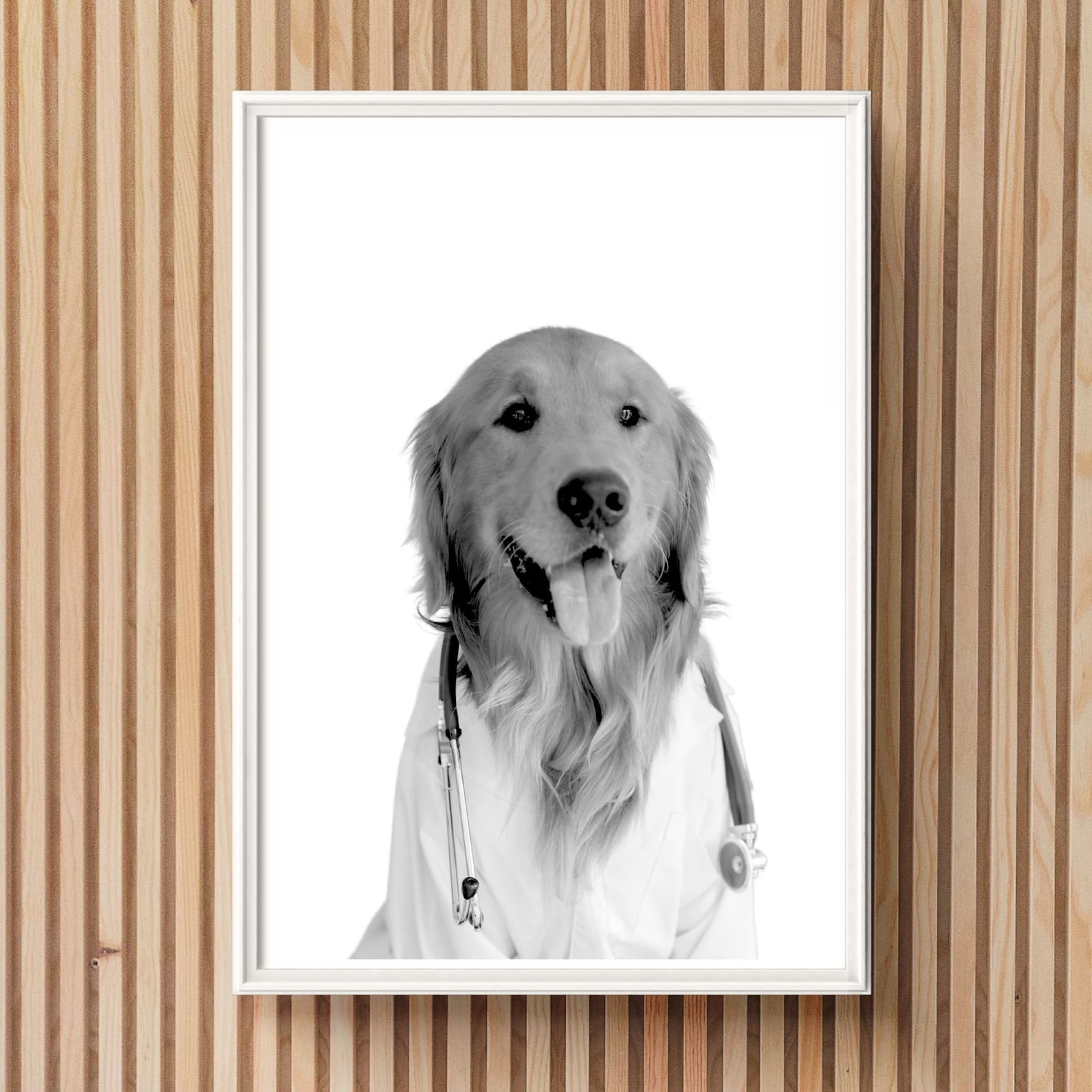 Dog Doctor Printable Wall Art Pet Portrait Veterinarian Clinic Decor ...