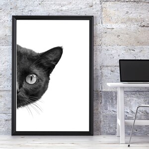 Peeking Cats Vet Clinic Printable Wall Art Cat Vet Office Decor ...