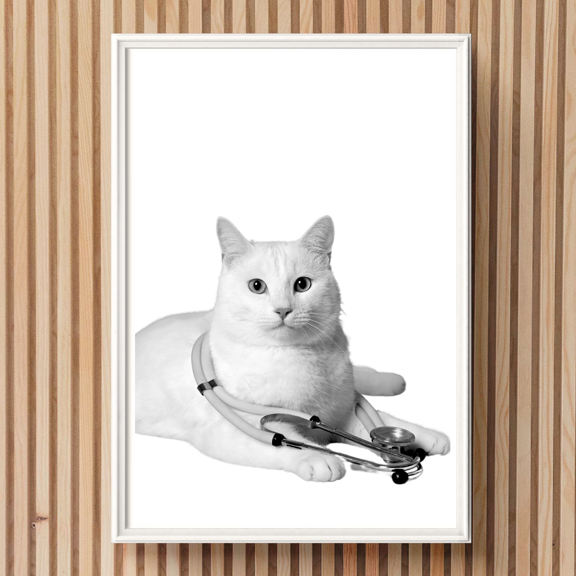 Doctor Pets Printable Wall Art Pet Stethoscope Wall Art Vet Stethoscope ...