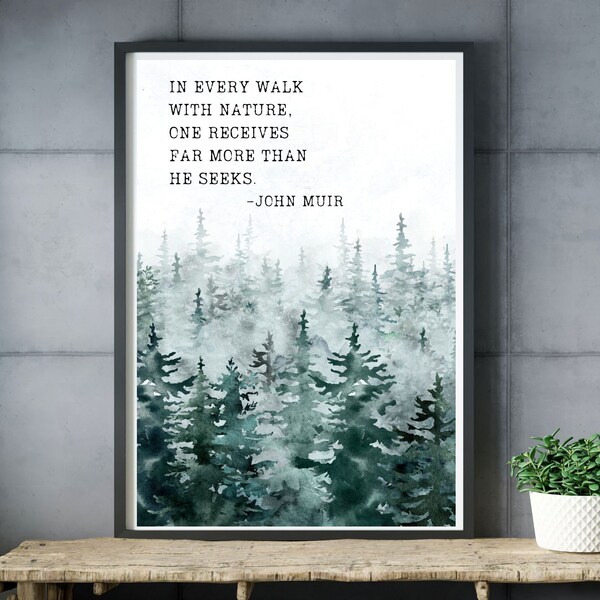 Quote Nature - Etsy